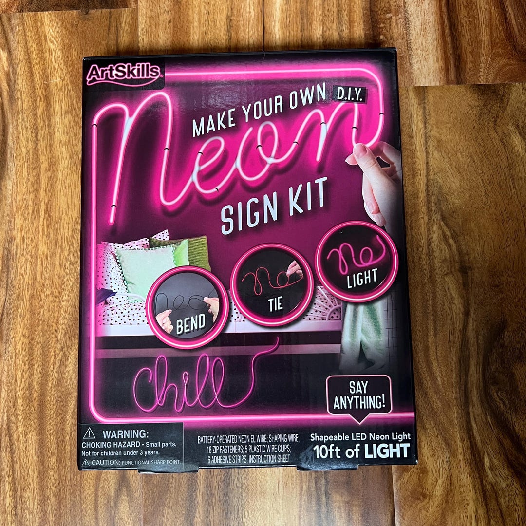 Switch Adapted DIY Neon Sign Kit. Special Needs Accessible Play ...