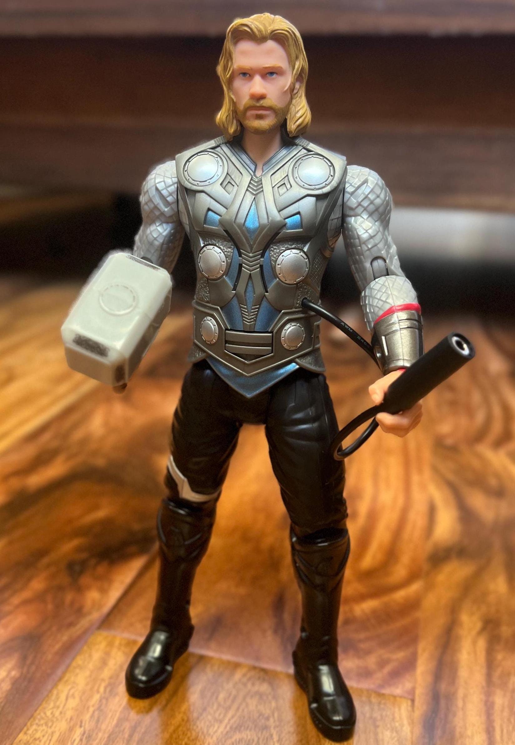 Switch Adapted Thor Talking Action Figure Toy. Special Needs Accessible ...