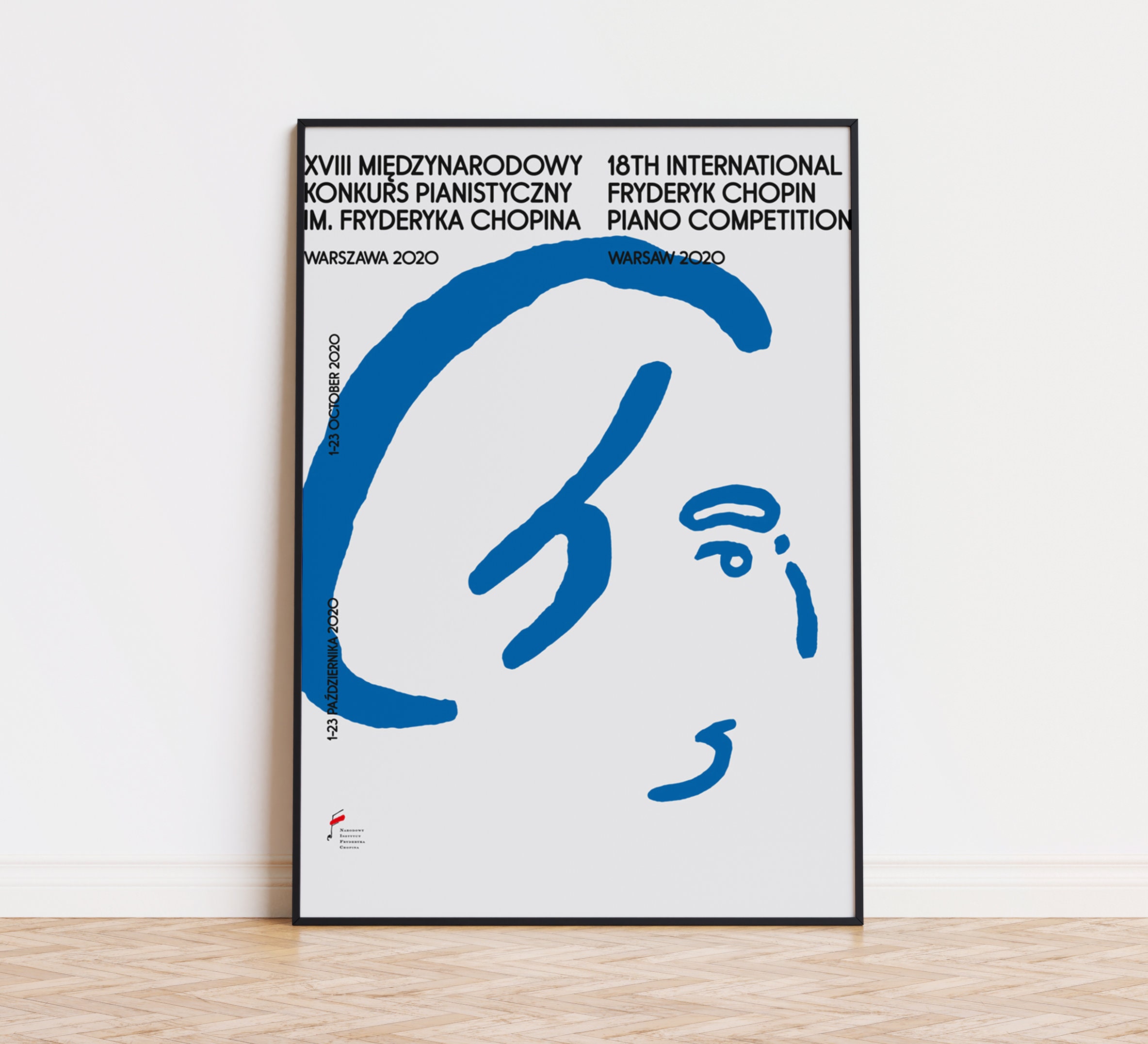Fryderyk Chopin Poster for 18th International Piano Competition ...