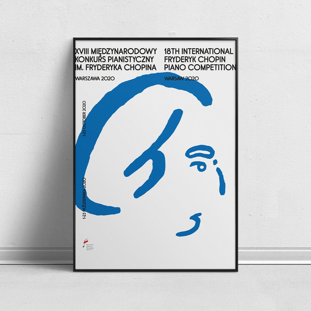 Fryderyk Chopin Poster for 18th International Piano - Etsy