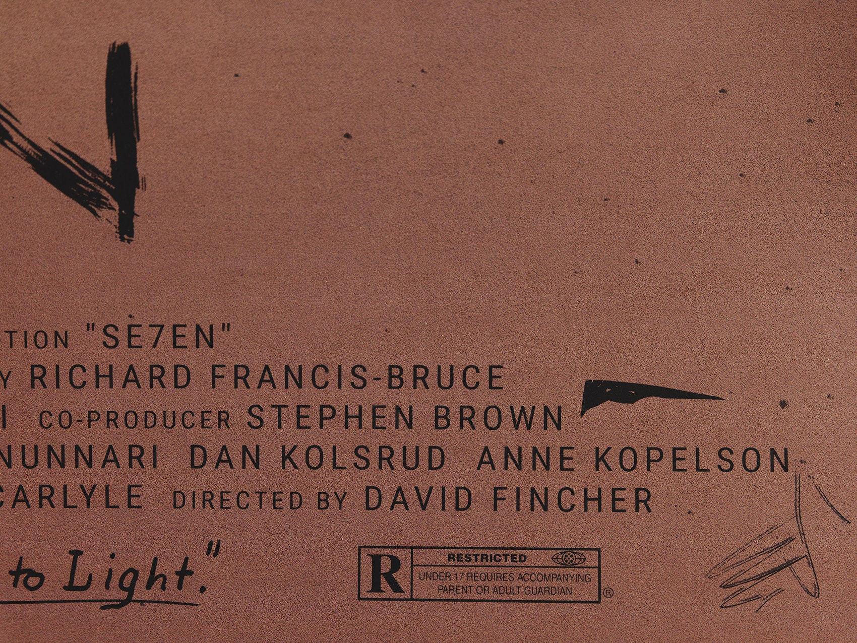 Seven - Limited Edition Alternative Movie Poster - 24 X 36 - Etsy