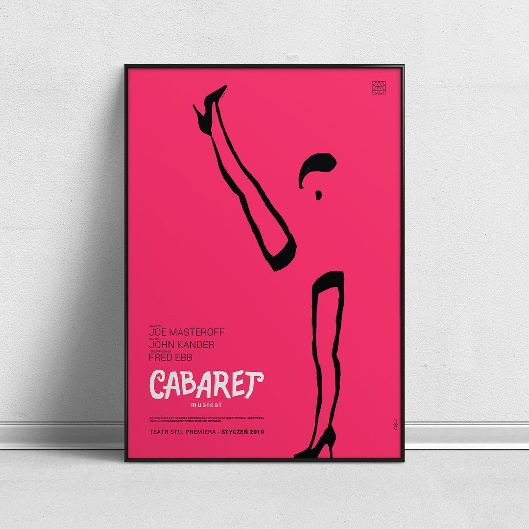 Cabaret Theatre Poster by Aleksander Walijewski // Print - Etsy