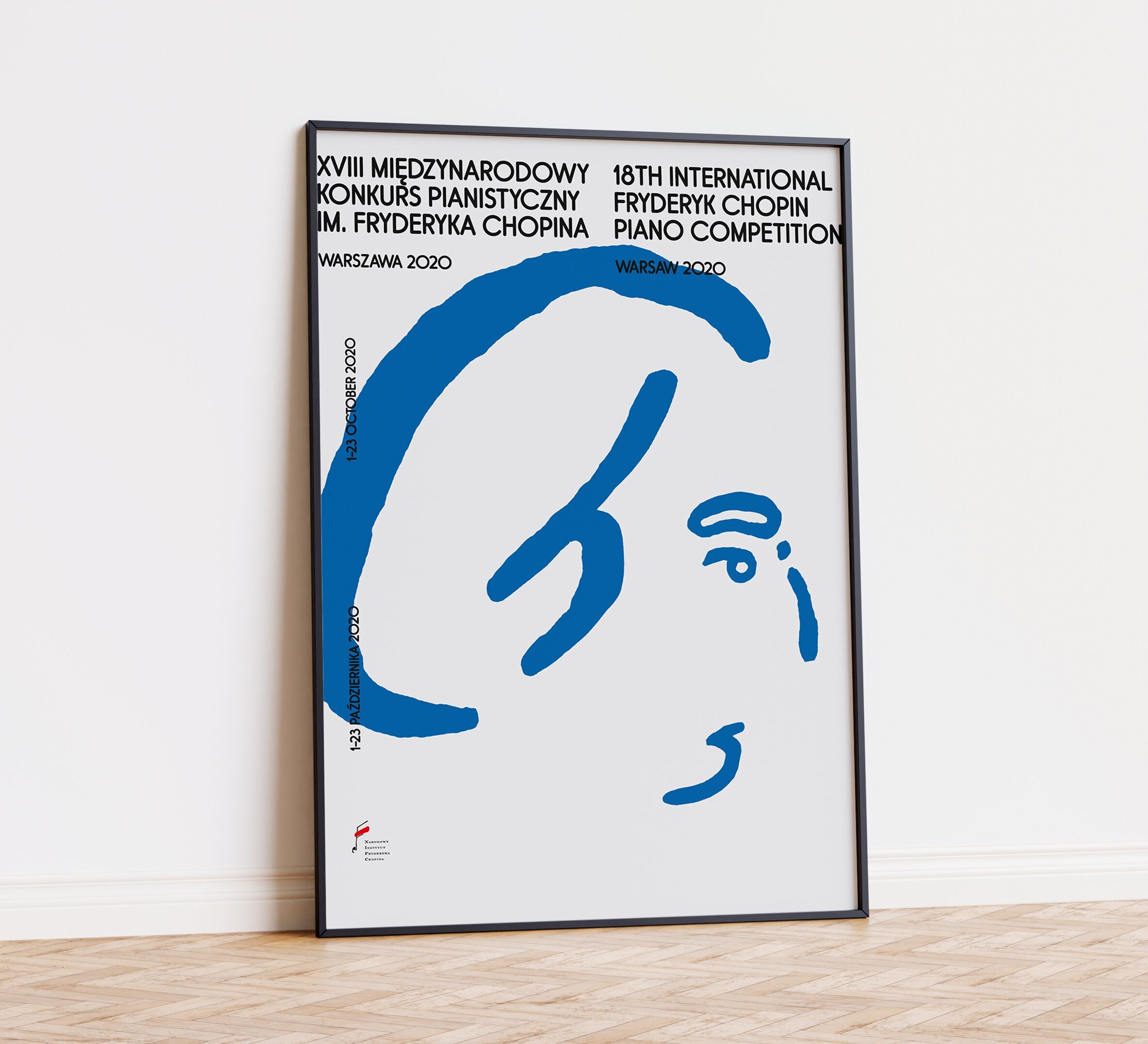 Fryderyk Chopin Poster for 18th International Piano Competition ...