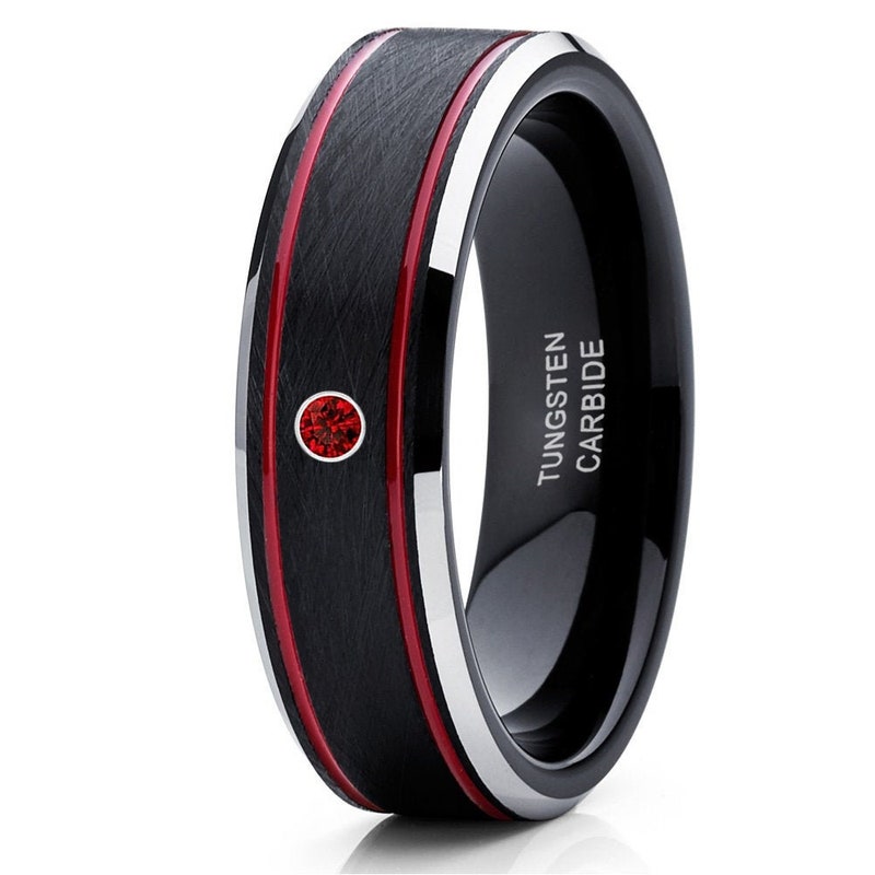Tungsten Ruby Ring - Etsy
