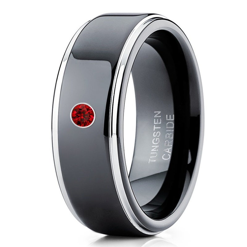 Tungsten Ruby Ring - Etsy