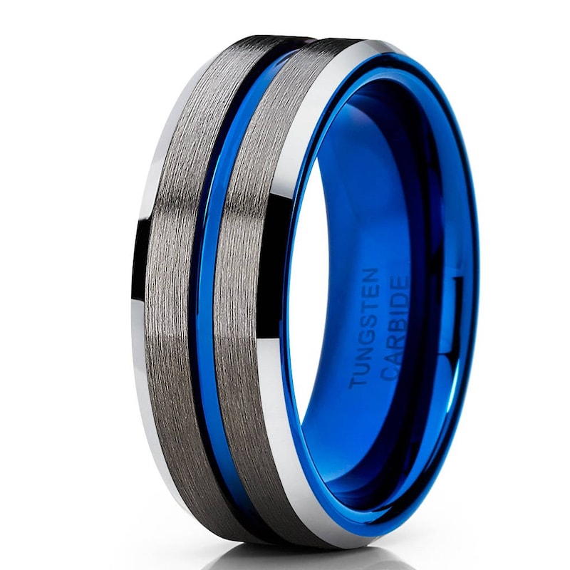 Blue Wedding Bands - Etsy