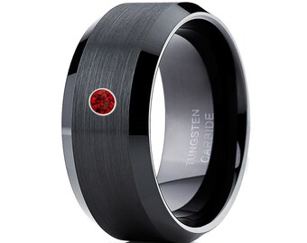 Tungsten Ruby Ring | Etsy