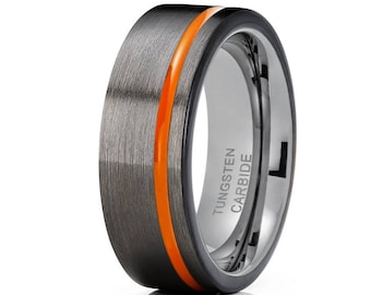 Orange Wedding Ring | Etsy