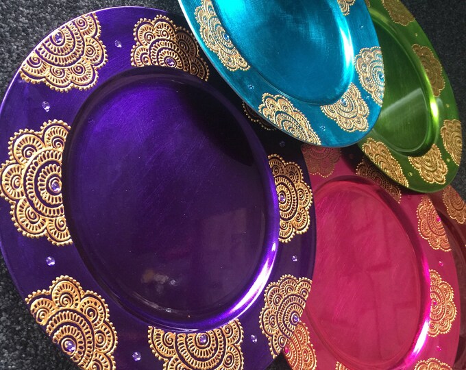 Mehndi/henna Plates - Etsy