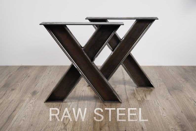 Industrial X Table Legs SET OF 2 Table I-beam Table Legs | Etsy
