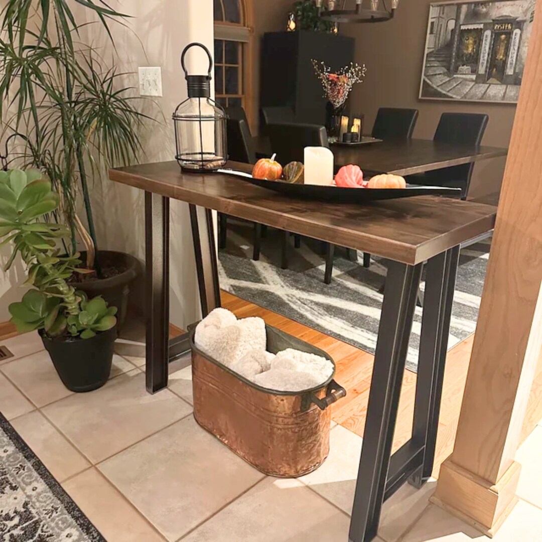 Console Table Legs, Metal Table Legs Counter Height, Sofa Table, Ideal ...