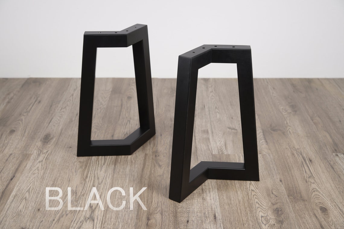 Bench Legs, Coffee Table Base, Set of 2, Steel Bench Legs, Steel Coffee ...