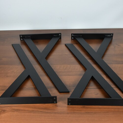 Y Shape Bench Legs Coffee Table Legs Raw Steel Bench Legs | Etsy