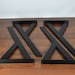 Y Shape Bench Legs Coffee Table Legs Raw Steel Bench Legs - Etsy