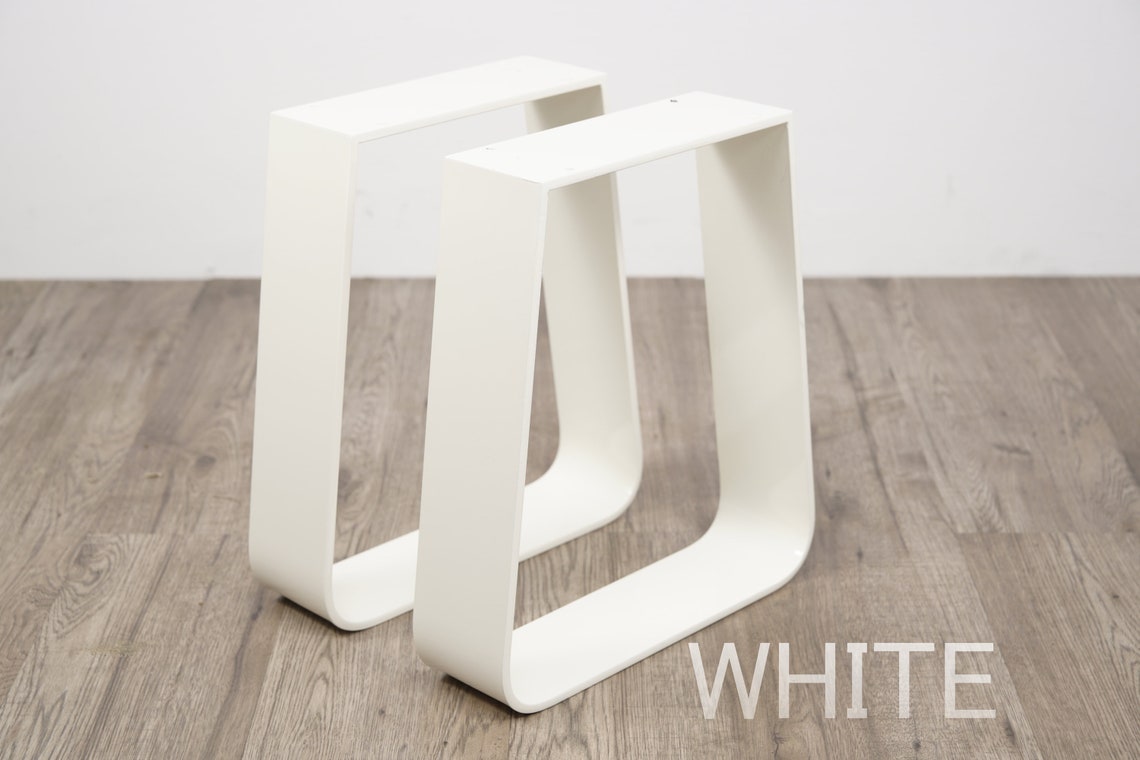 Trapezoid Metal Dining Table Legs / Bench Legs set of 2 - Etsy