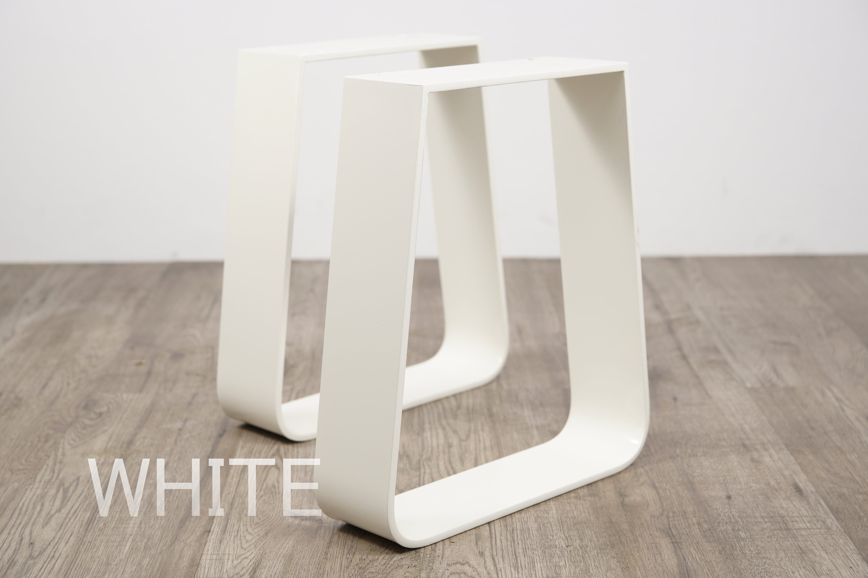 Trapezoid Metal Dining Table Legs / Bench Legs set of 2 | Etsy