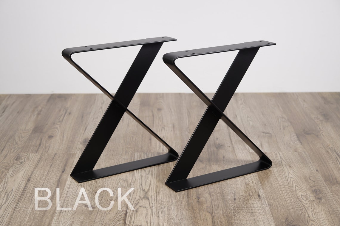 X Bench Legs Flat Bench Legs Set of 2 Steel Bench Legs | Etsy