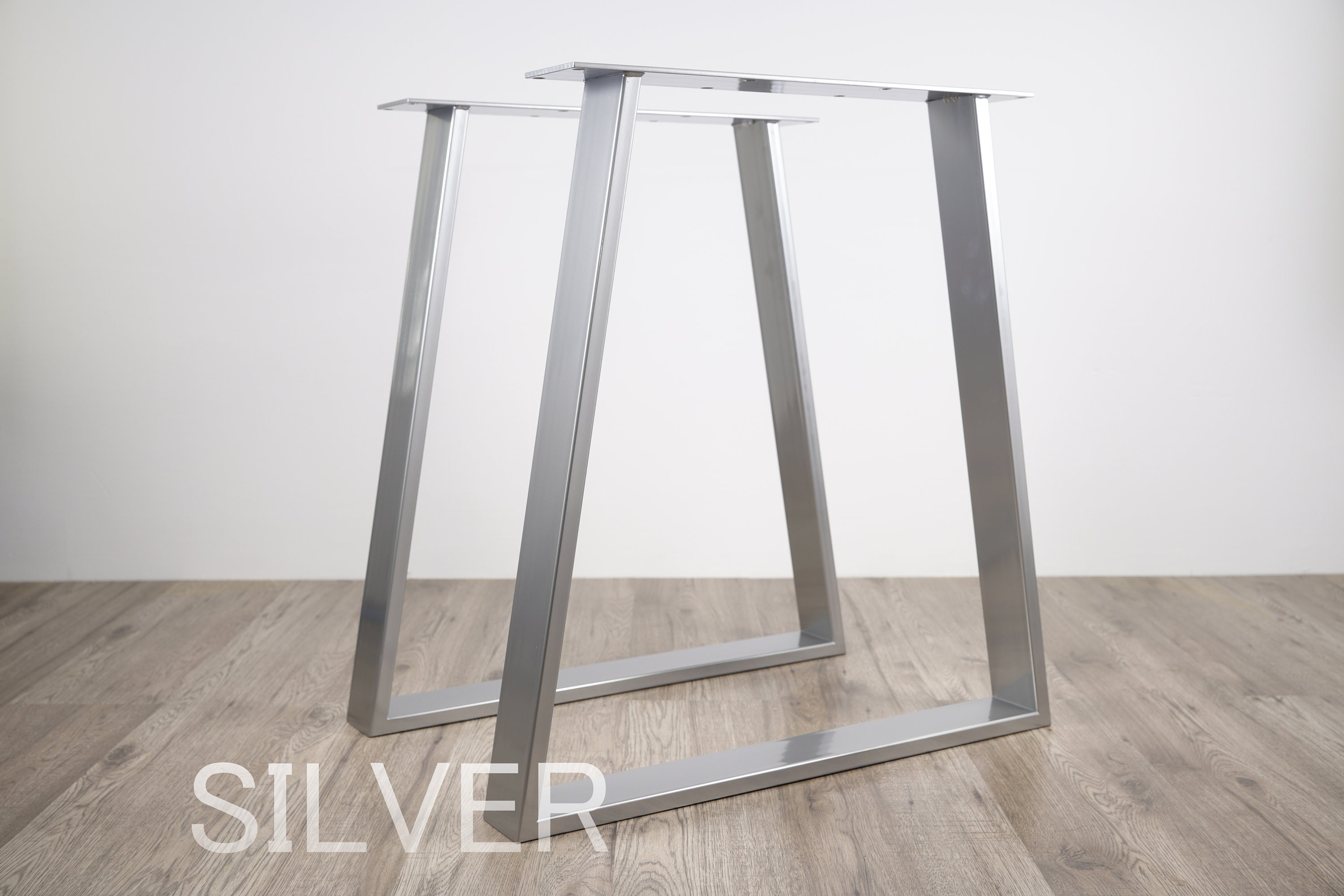 Metal Dining Table Legs set of 2. Steel Table Legs. Table | Etsy