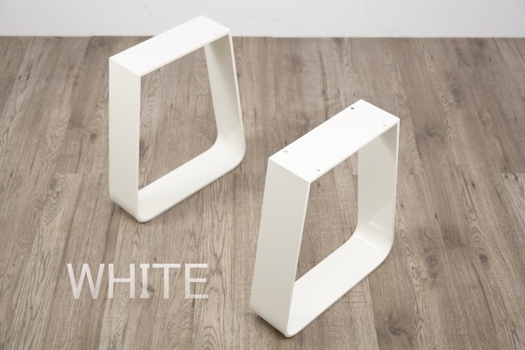 Trapezoid Metal Bench Legs / Bench Legs (set of 2), Modern Steel Bench ...