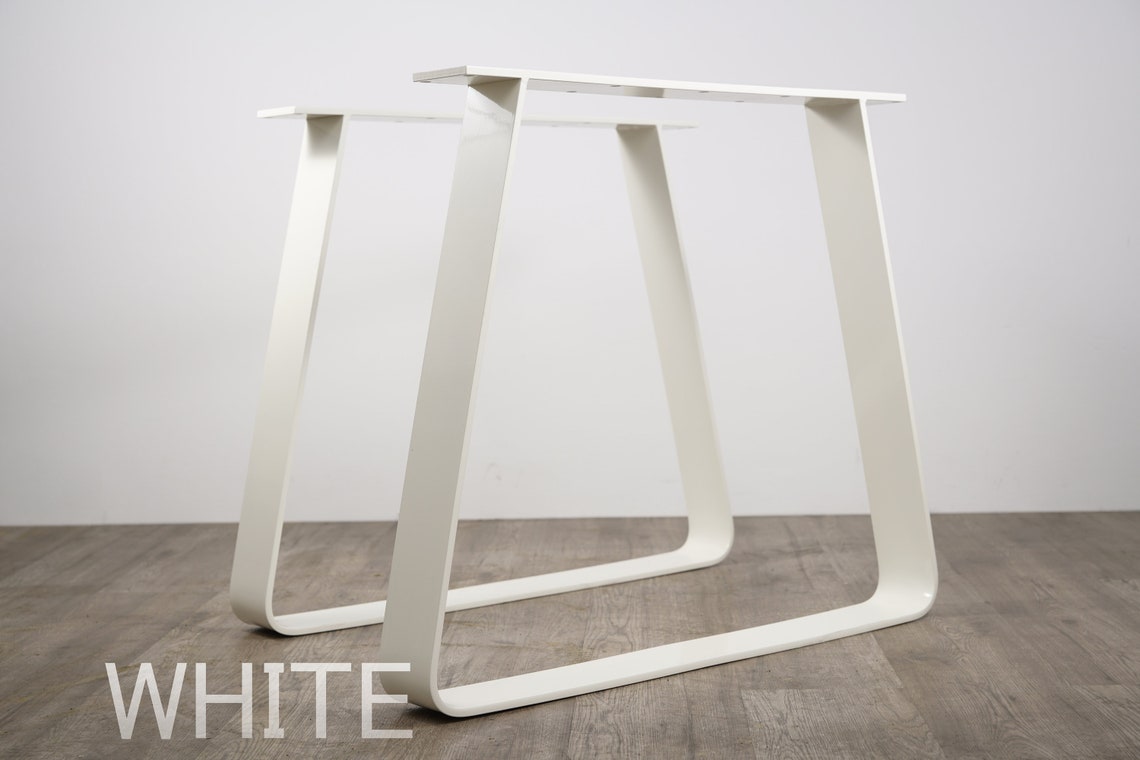 Trapezoid Metal Dining Table Legs / Bench Legs set of 2 - Etsy