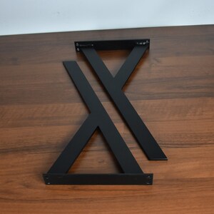 Y Shape Bench Legs, Coffee Table Legs, Raw Steel, Bench Legs, Set of 4 ...