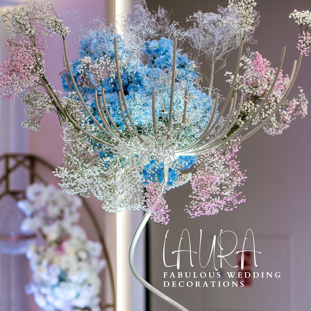 Wedding Hall Metal Flower Stand, Wedding Decor for Table, Tall ...
