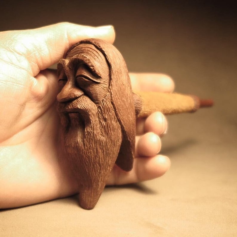 Handmade Wooden Pipe, Face Pipe, Sculpture Pipe, Hand Carved Pipe - Etsy