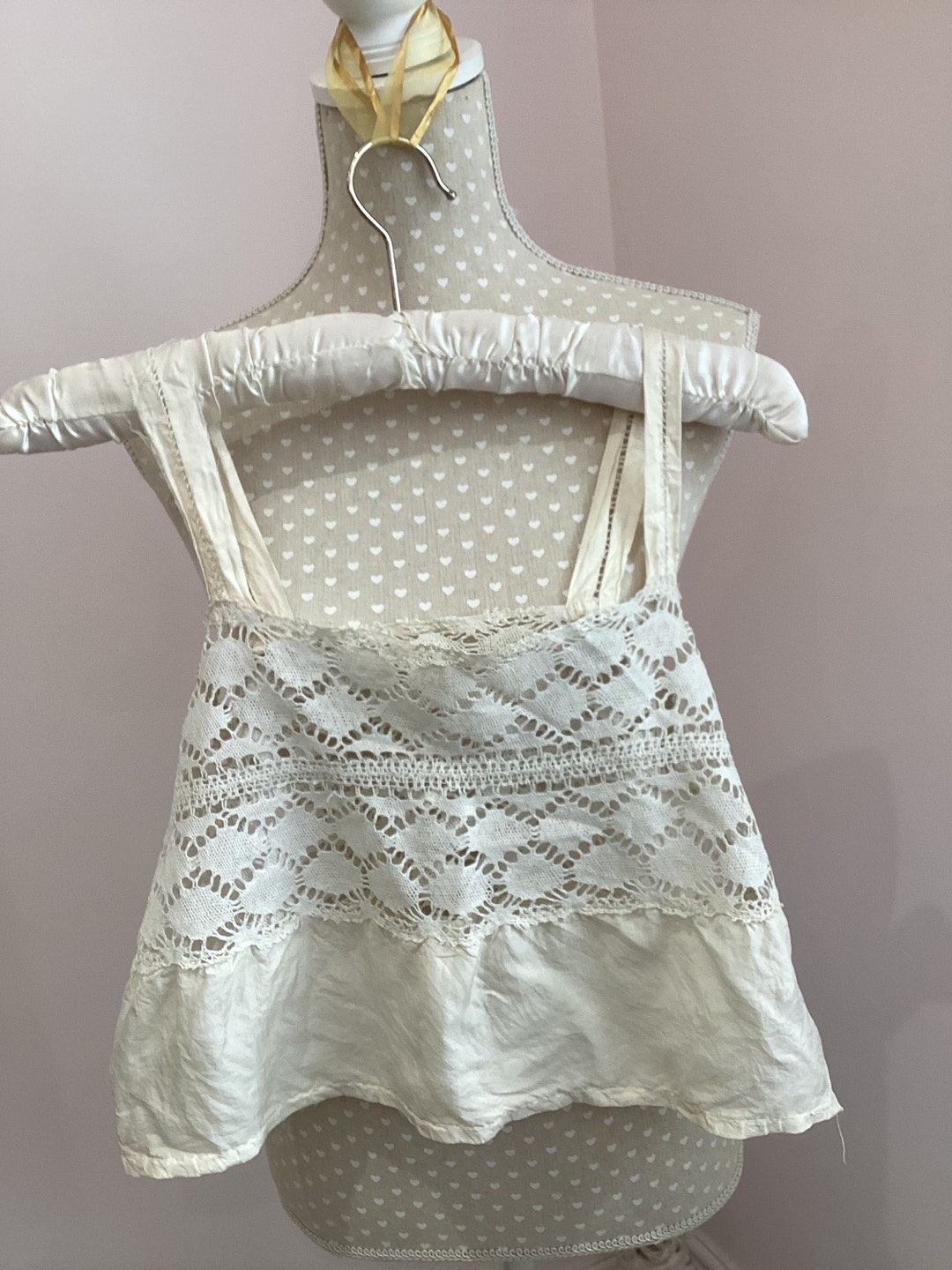 Victorian Edwardian Antique Handmade Hand Stitched Silk and Lace Ladies ...