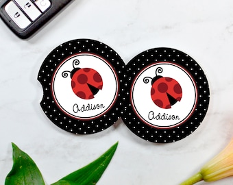 Ladybug Coasters - Etsy