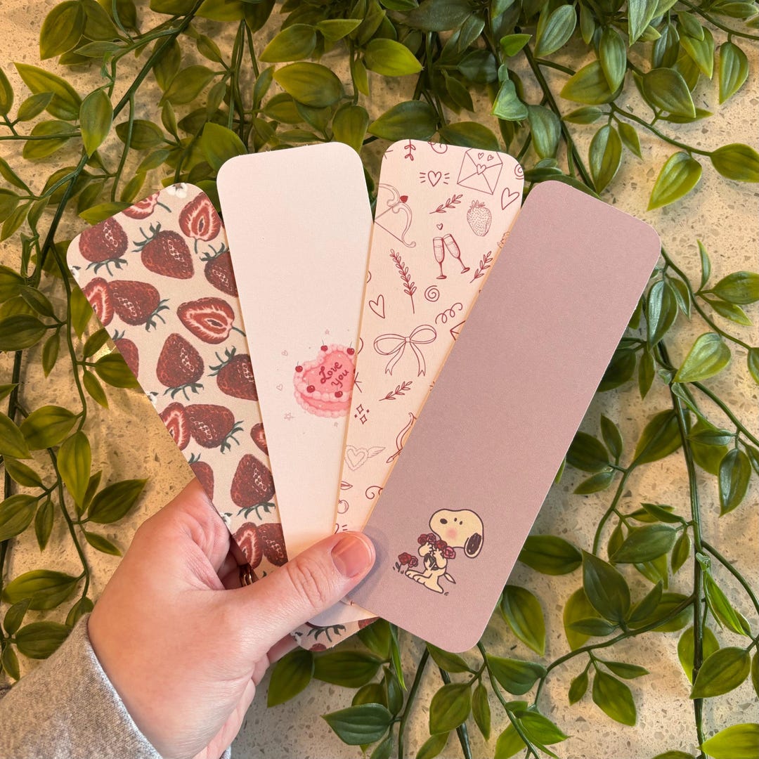 Valentines Day Bookmarks Cute & Romantic Heart-themed Accessories for ...