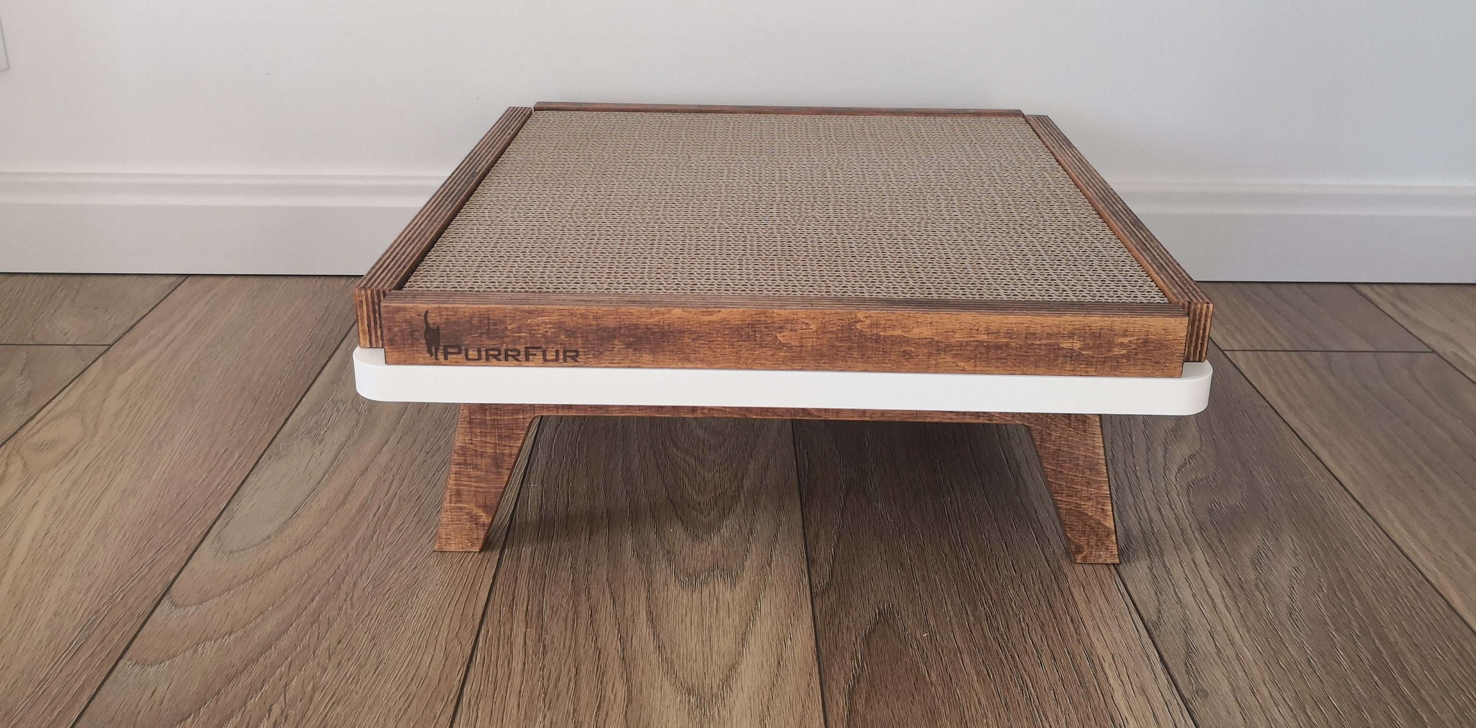 Beautiful and Stylish Scratching Post in Walnut Color | Etsy