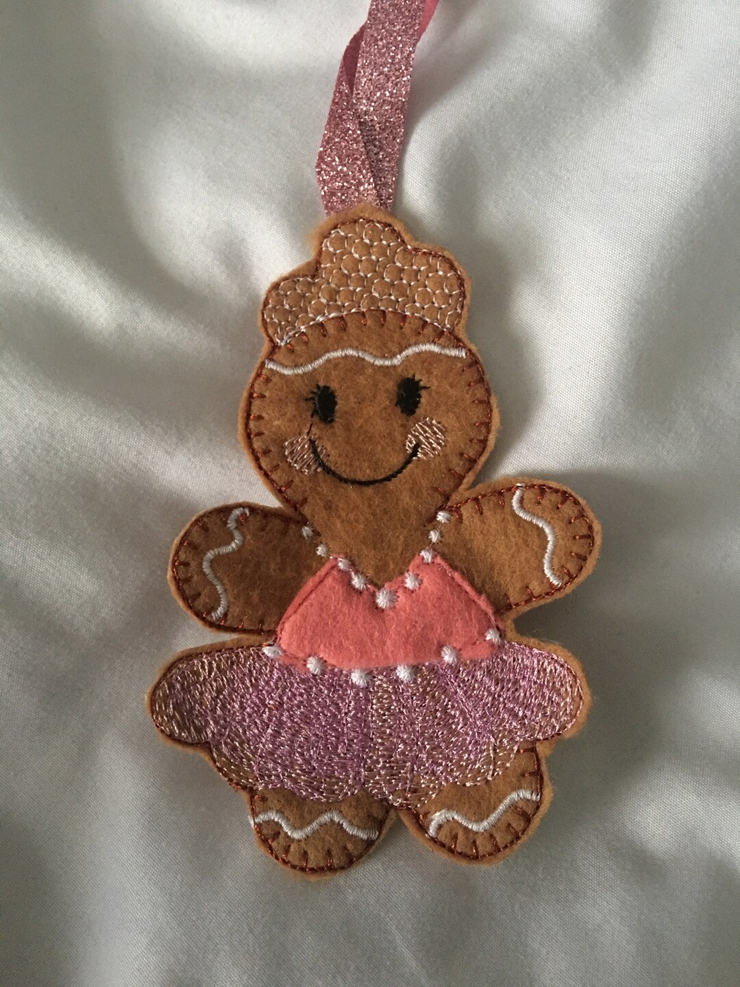 Ballerina Gingerbread Hanging Decoration - Etsy