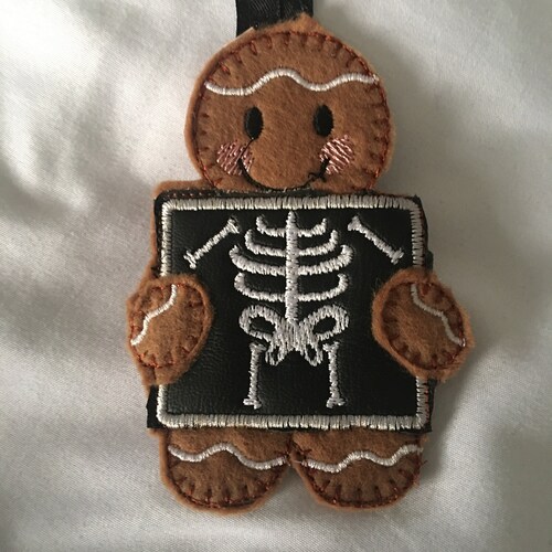 Gingerbread Radiographer X-ray Decoration | Etsy