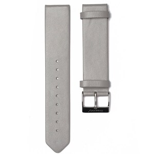 Silver Buckle Watch Strap. Genuine Leather Interchangeable Strap ...