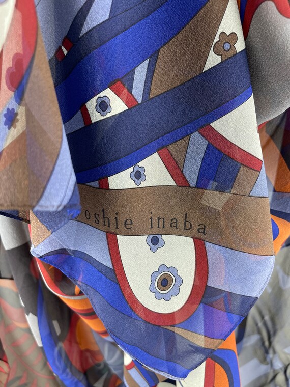 YOSHIE INABA SCARF stunning Japanese's vintage style … - Gem