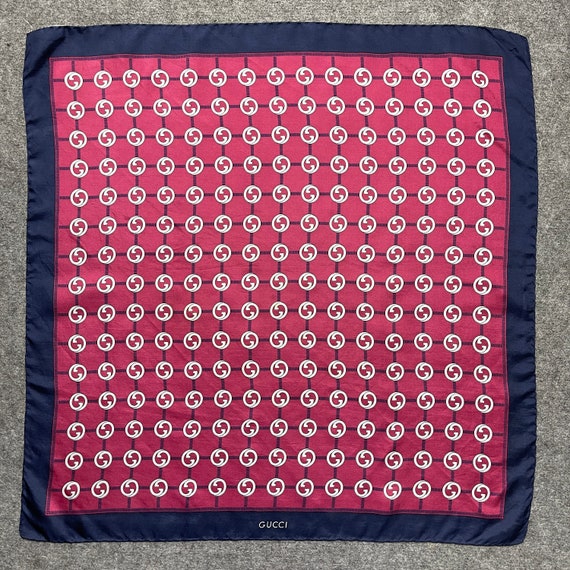 GUCCI 70's LUXURY BANDANA stunning Gucci design full … - Gem