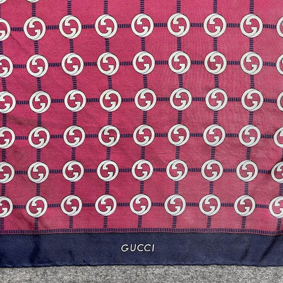 GUCCI 70's LUXURY BANDANA stunning Gucci design full … - Gem