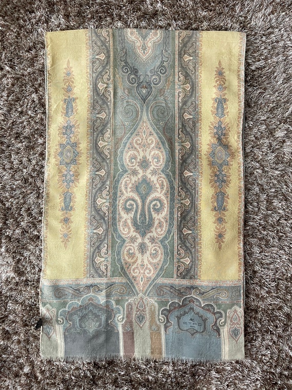 ETRO LONG SCARF stunning novelty classic paisley desi… - Gem