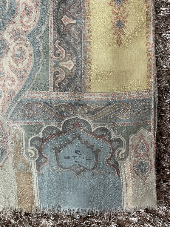 ETRO LONG SCARF stunning novelty classic paisley desi… - Gem