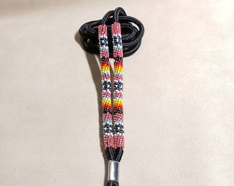 Native Beaded Lanyard - Etsy
