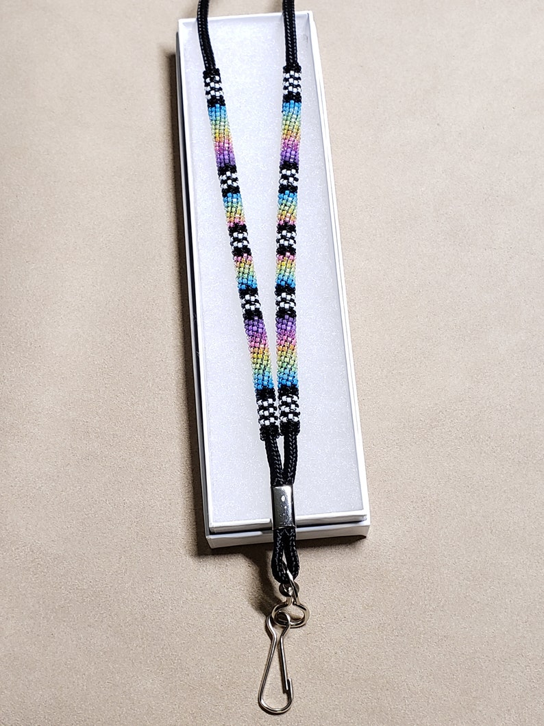Native Beaded Lanyard - Etsy