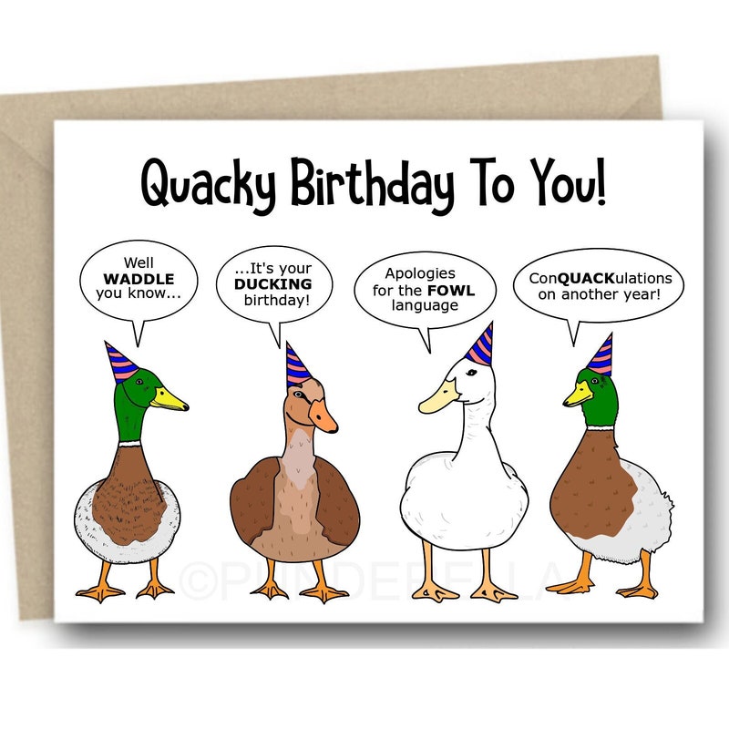 Bird Pun Greeting Cards - Etsy