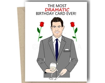 The Bachelor Tv Show Birthday Card - Etsy
