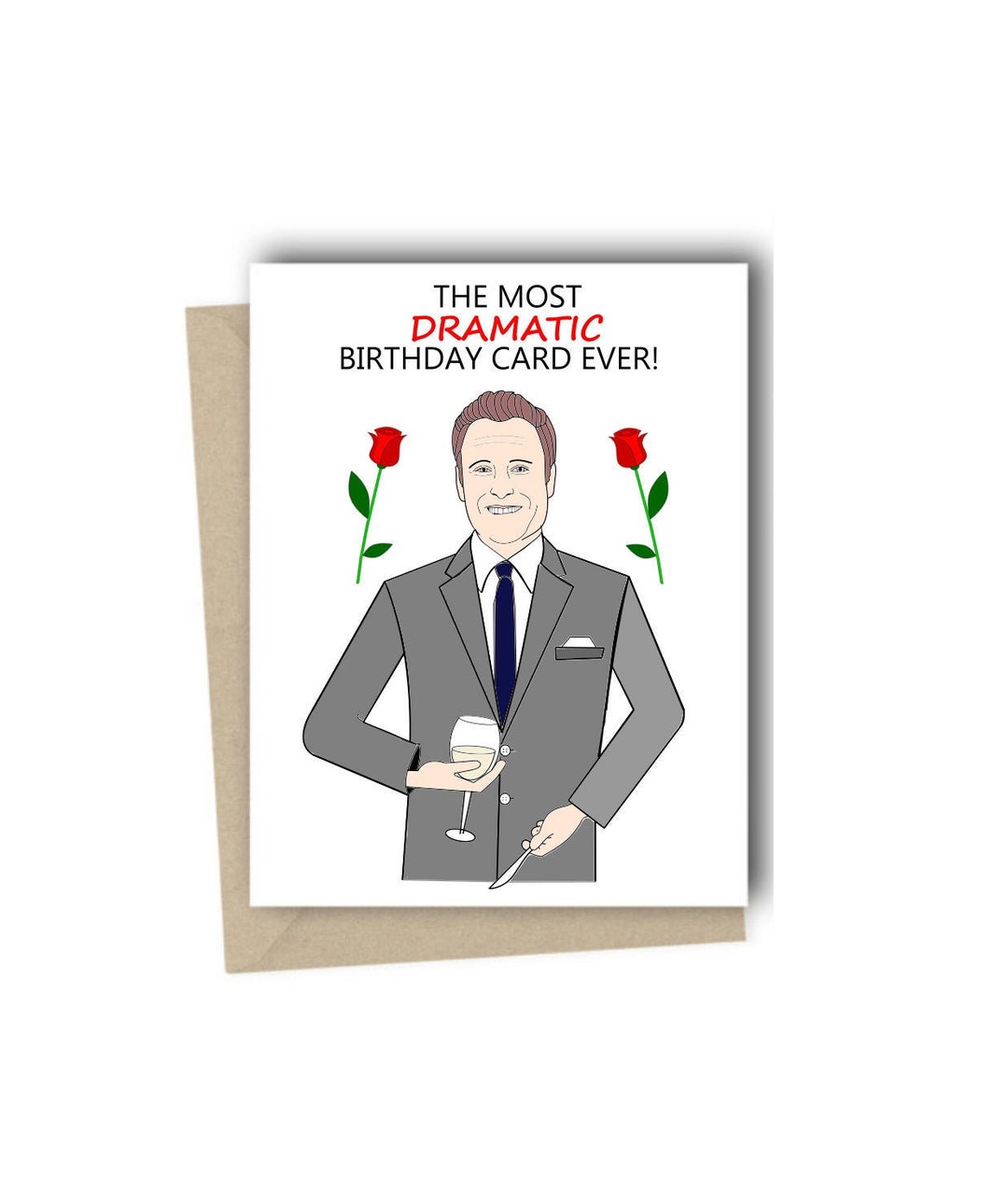 The Bachelor Birthday Greeting Card Birthday Chris Harrison ...