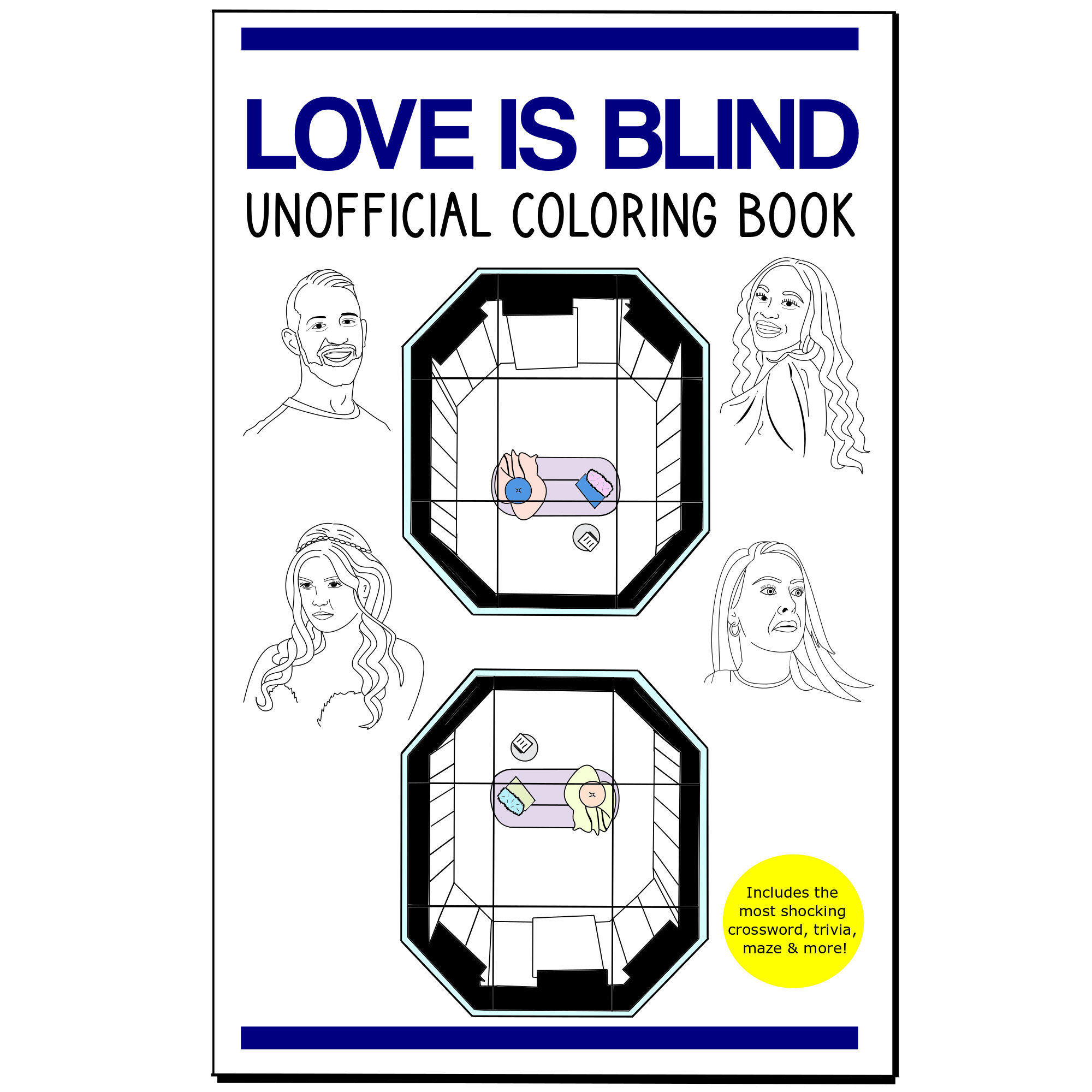 Love is Blind Coloring Book Netflix 2nd Edition TV Show the | Etsy