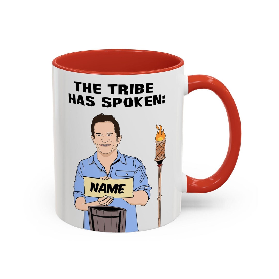 Personalized Survivor Mug - TV Red Custom Mug - Immunity Idol Challenge ...