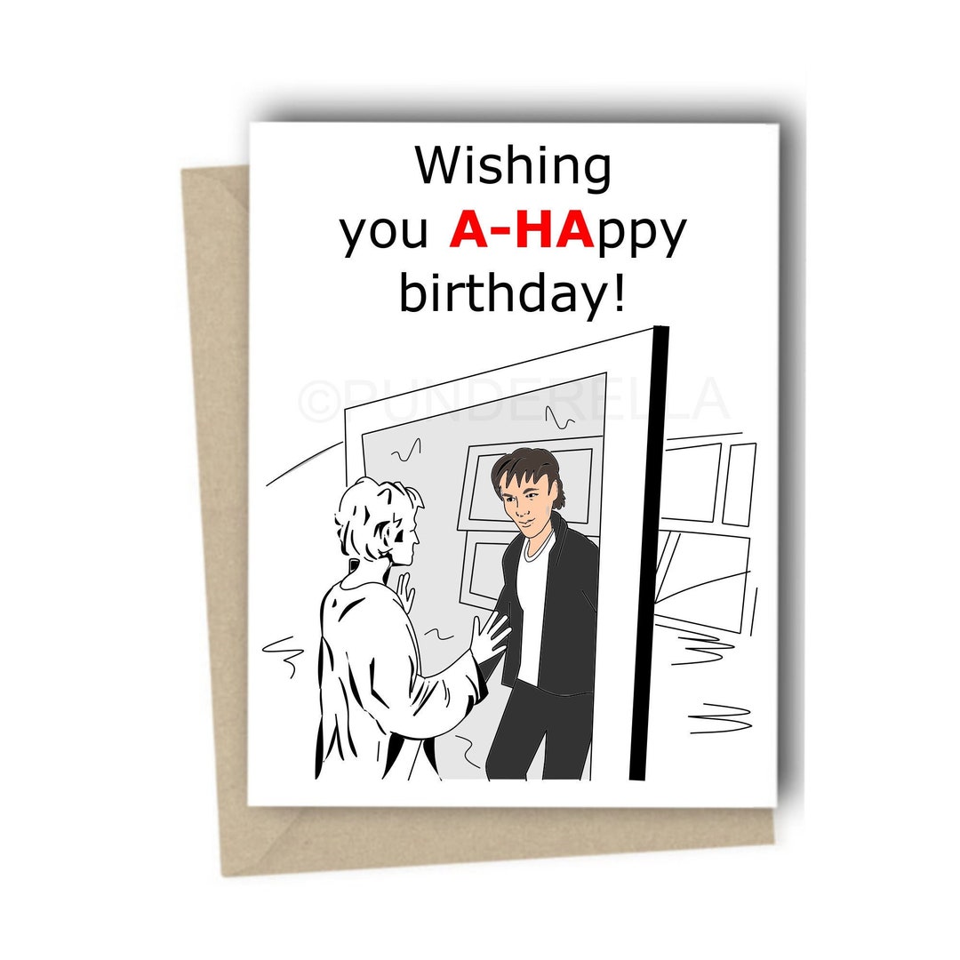 80s Music Birthday Card New Wave 80s Retro Music 80's Duran Funny Pun ...