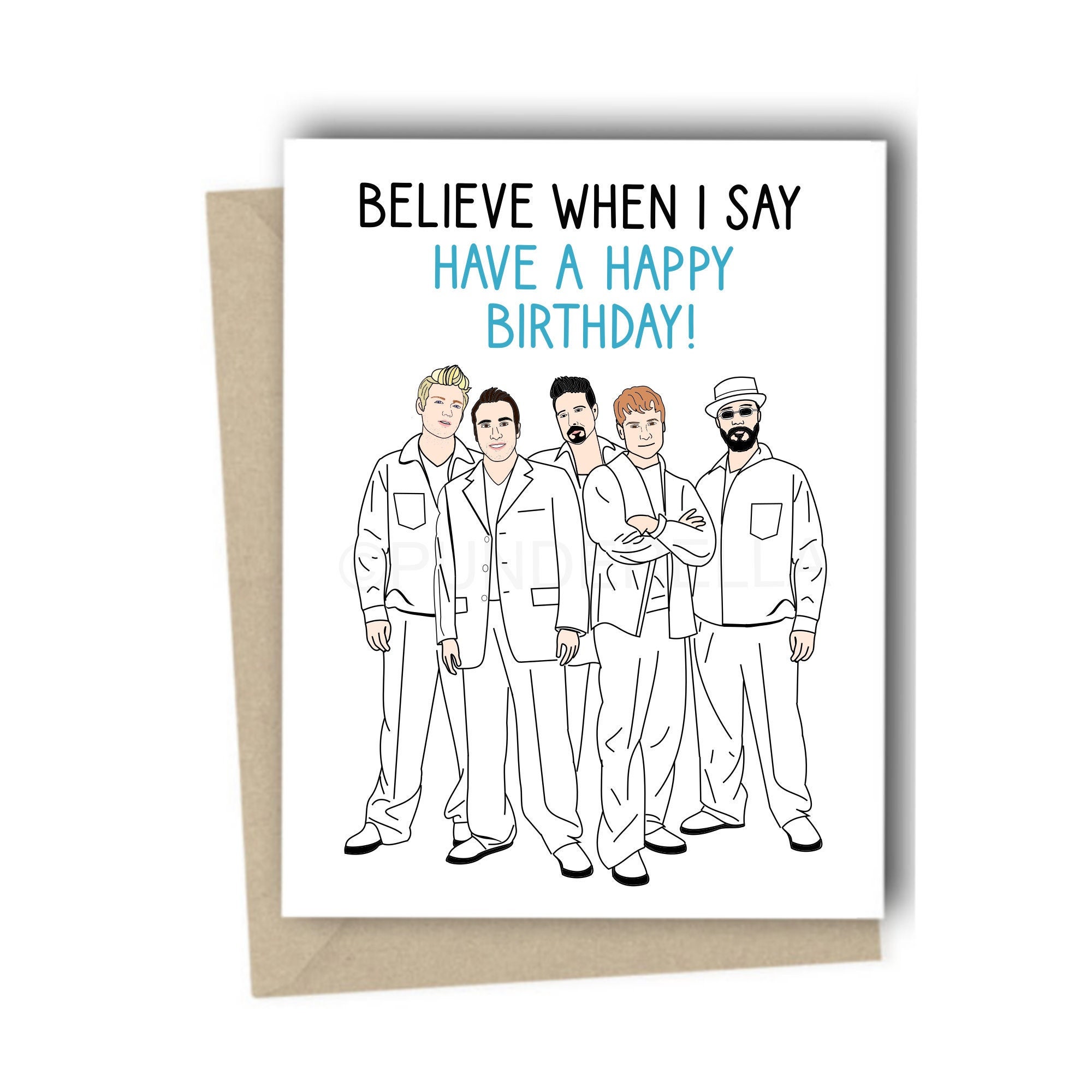 Backstreet Boys Happy Birthday Sign