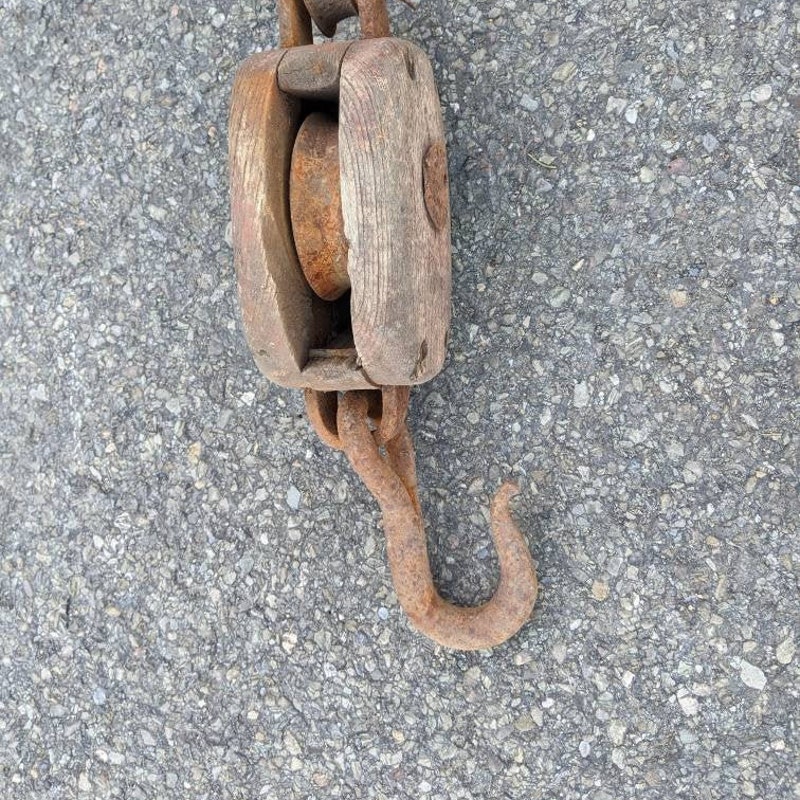 Rustic Pulley - Etsy