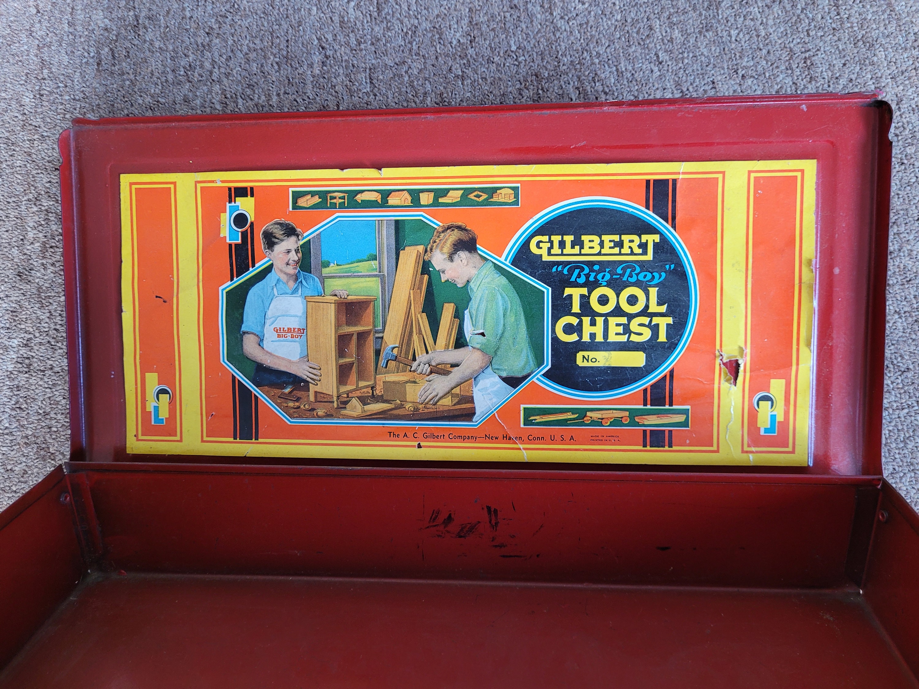 Gilbert big-boy Metal Tool Chest - Etsy
